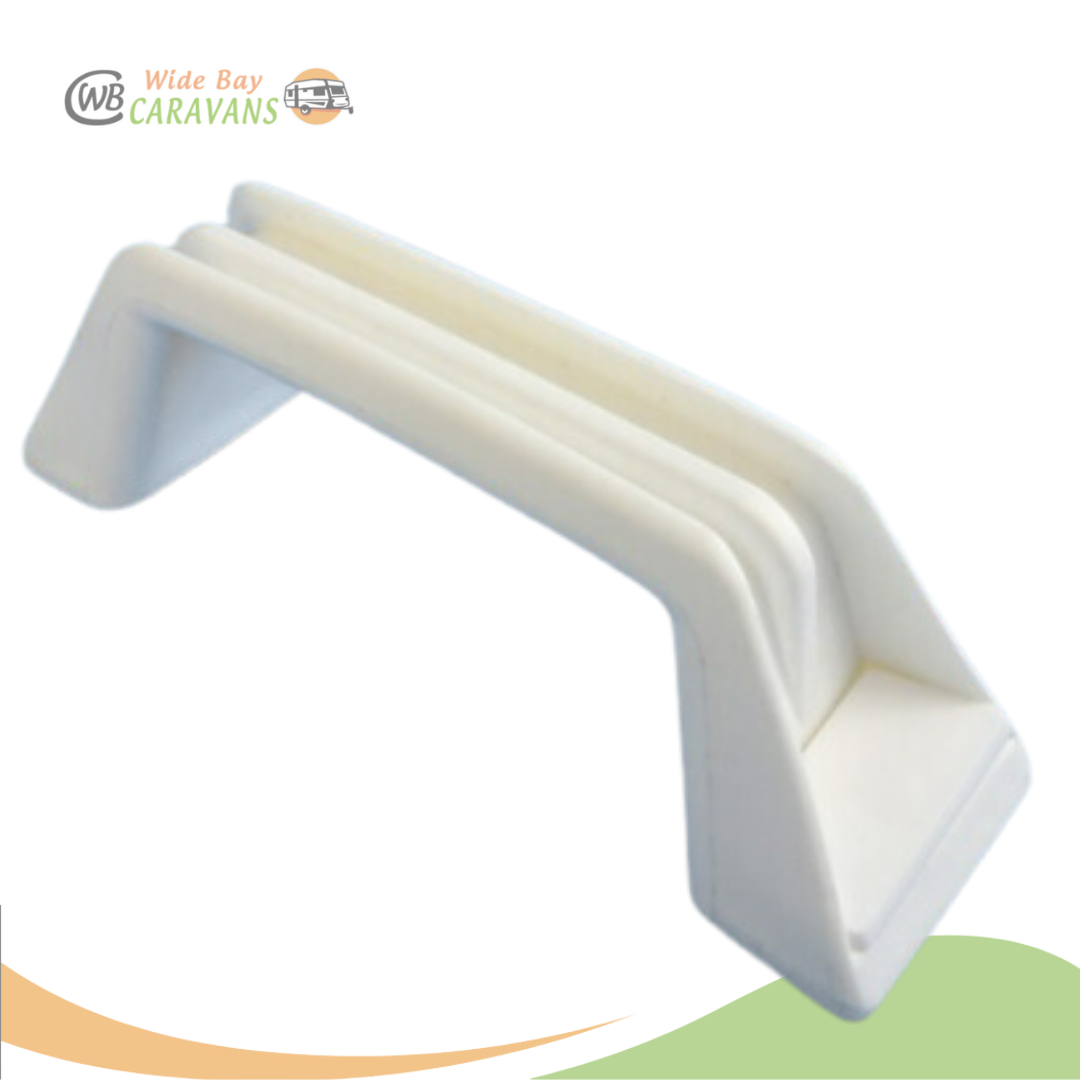 Plastic Grab Handle - White | Wide Bay Caravans