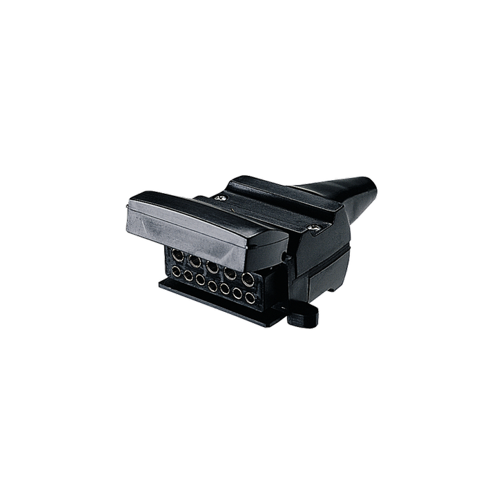 Narva Trailer Socket 12 Pin Flat Plastic | Wide Bay Caravans