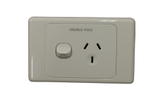 240V Single Power Point Shallow Mount - 10amp Double pole | Wide Bay ...