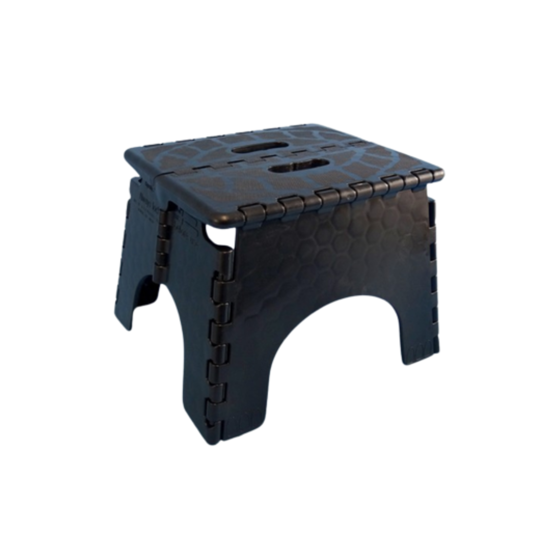 Black Ez-Fold Step-Stool - Plastic - 280 x 310 x 230mm high - NO LONGER ...