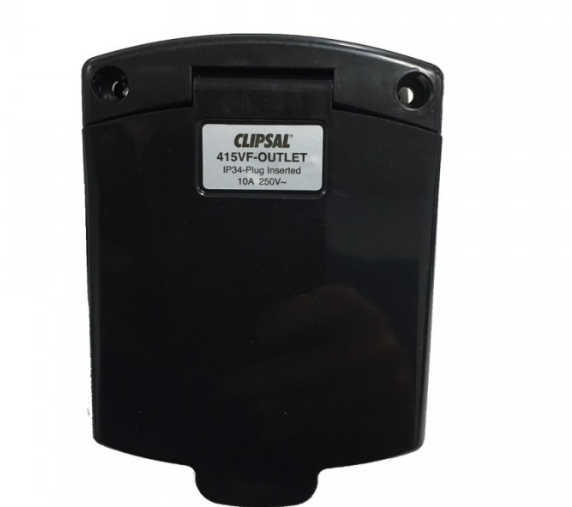 Clipsal (New) Black External 10Amp Power Outlet | Wide Bay Caravans