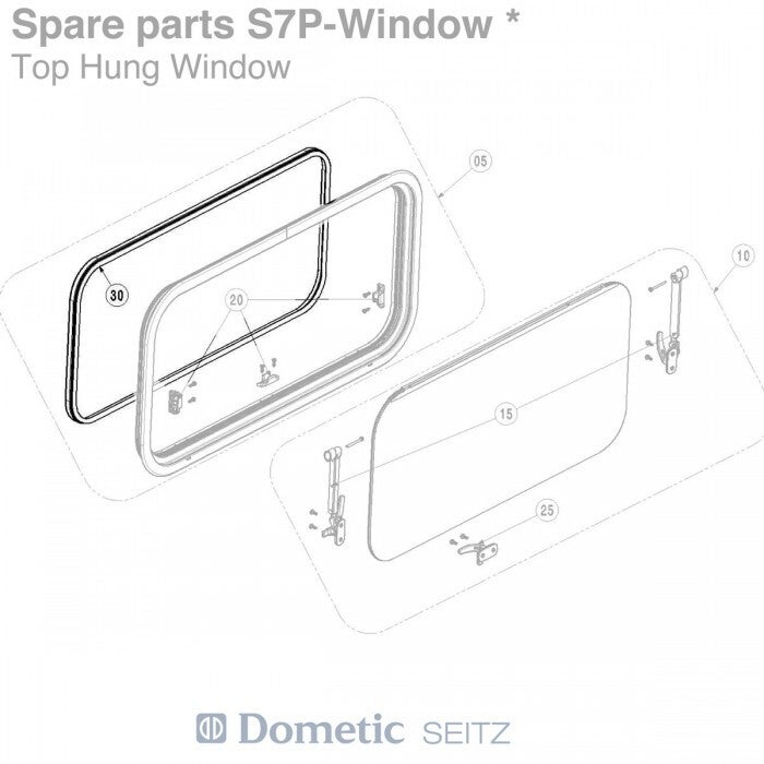 Window Seal (5M) to suit Seitz S7P Windows | Wide Bay Caravans