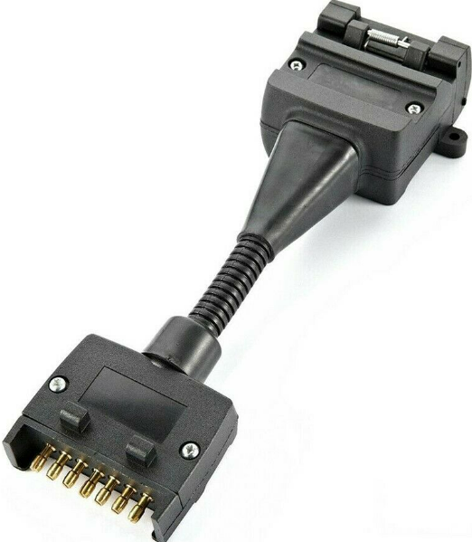 7 Pin Male to 12 Pin Female Socket Adaptor | Wide Bay Caravans