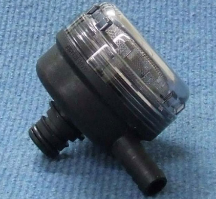 Flojet 1/2 Barb Filter Quad Port Fitted to Pump | Wide Bay Caravans