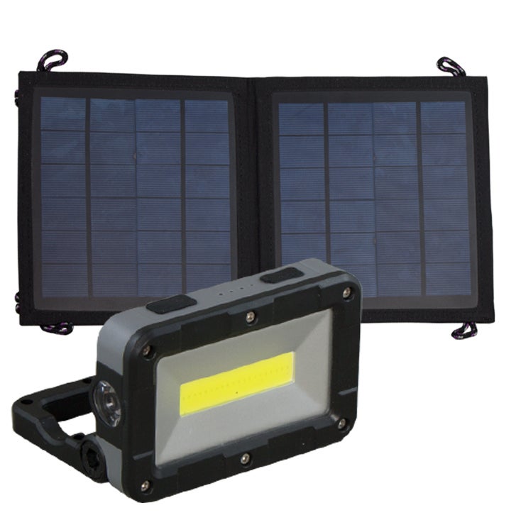 POWER 2 U SOLAR PANEL & WORK LIGHT | Wide Bay Caravans